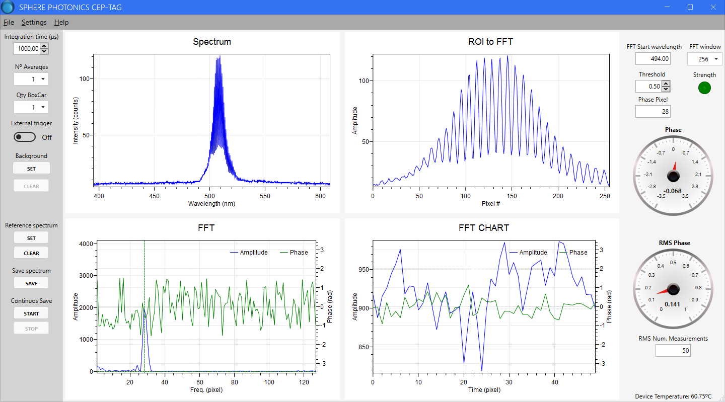 CEP-Tag - Measurement and Tag - Sphere Ultrafast Photonics